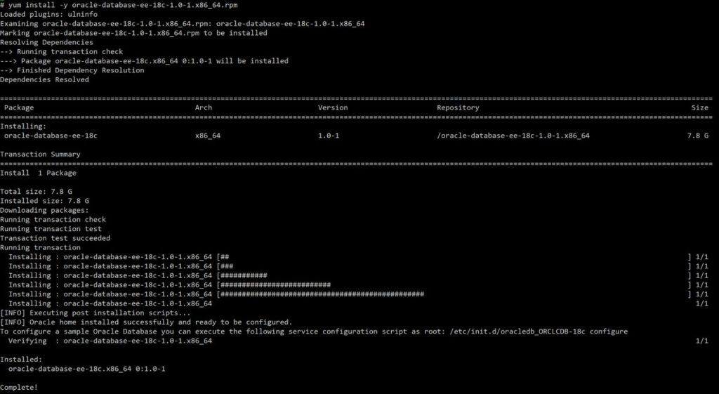 Oracle Database 18C (18.3) RPMs 安装方式 – ANBOB