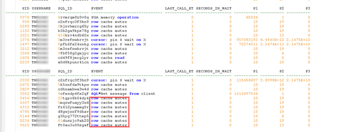 High wait event ‘row cache mutex’ in 12cR2、19c – ANBOB